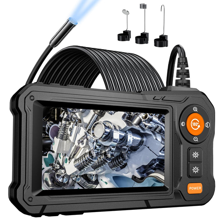 Endoscope Camera with Light, HD 1080P Borescope Camera with 8 Adjustab ...